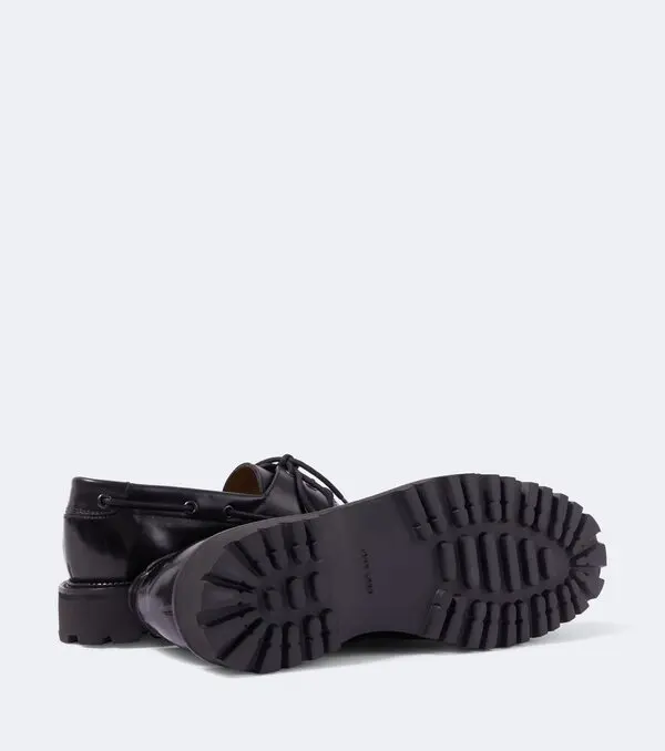 John Lobb Leather Boat Shoes
