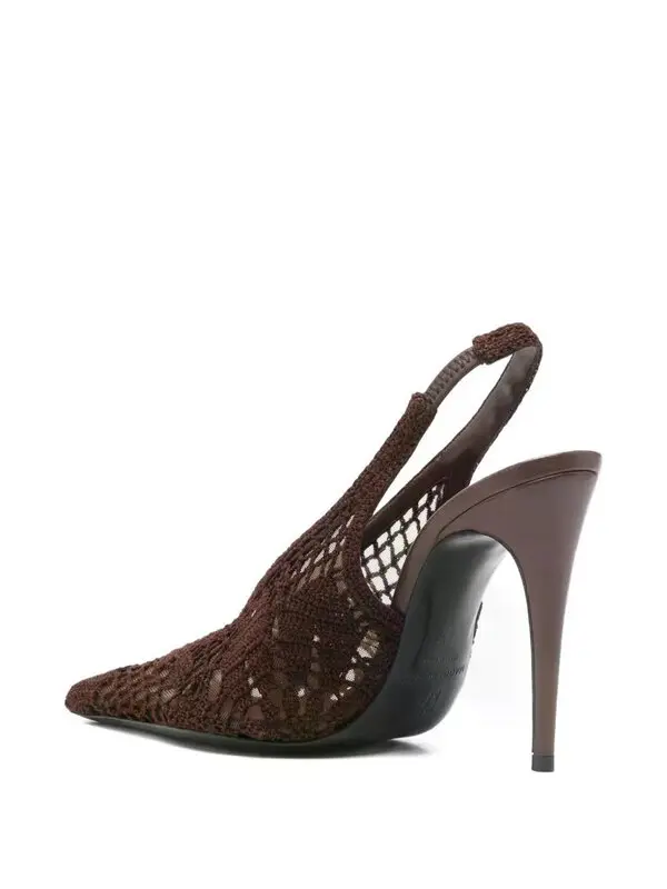 Magda Butrym 100mm Slingback Knitted Pumps