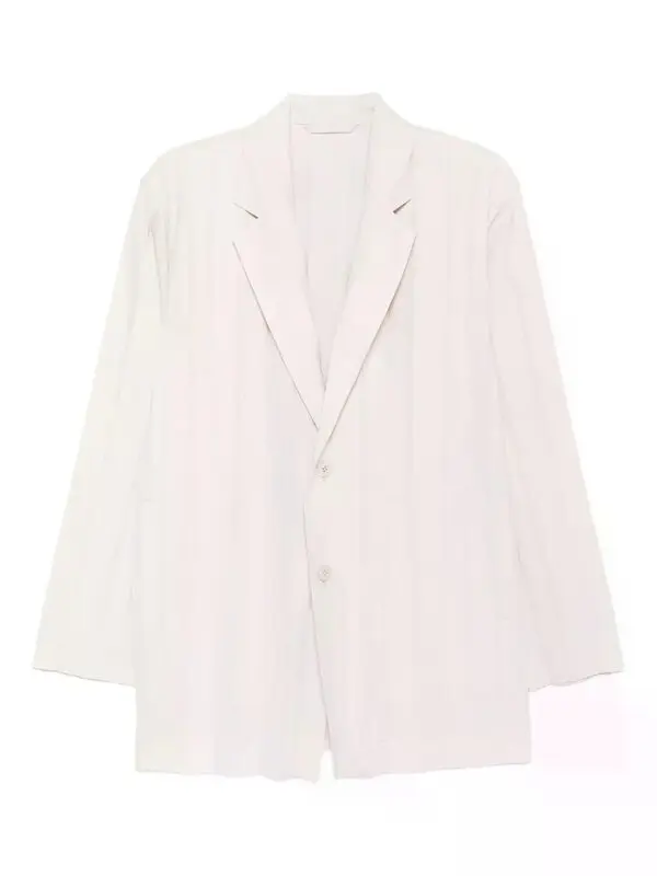 Issey Miyake Striped Blazer - Neutrals