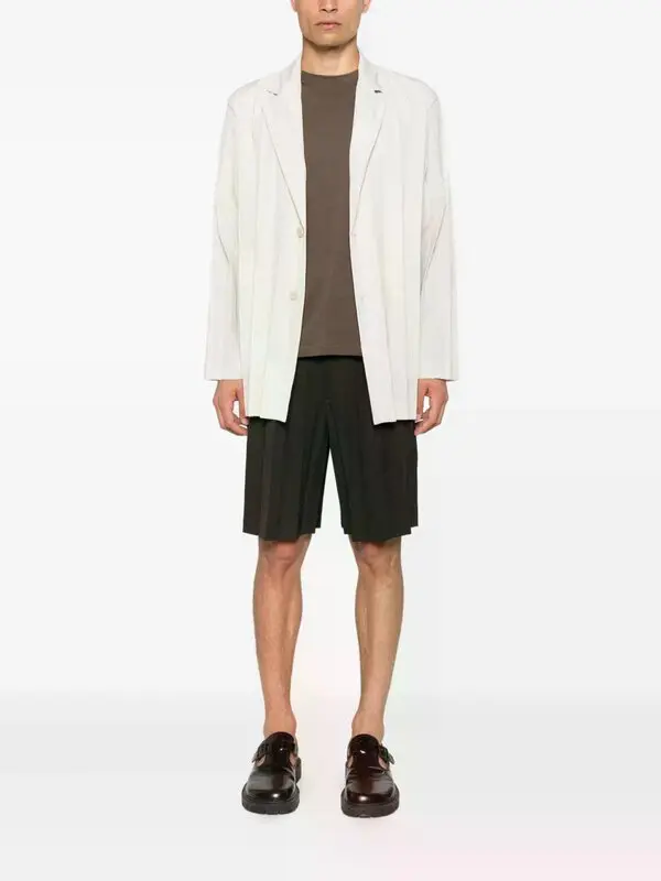 Issey Miyake Striped Blazer - Neutrals