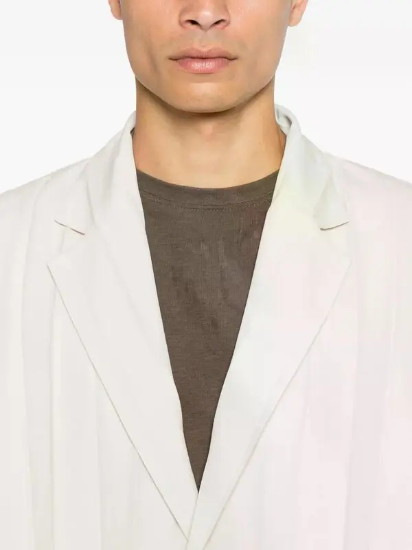 Issey Miyake Striped Blazer - Neutrals