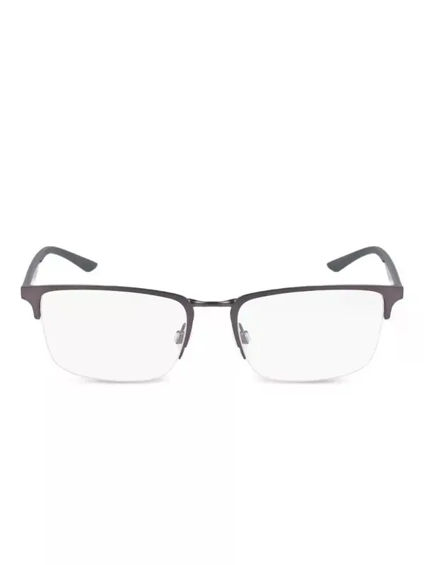 Nike Metal Rectangle Eyeglasses - Silver