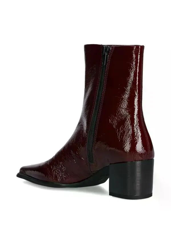 VAGABOND SHOEMAKERS Pointed-toe Block-heel Ankle Boots