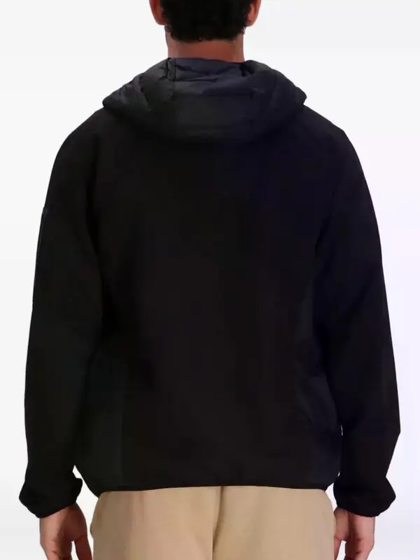 BOSS Padded Hooded Jacket With Zip Fastening - Black