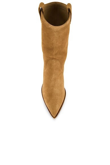 AQUAZZURA Boogie Cowboy 70 Bootie - Camel