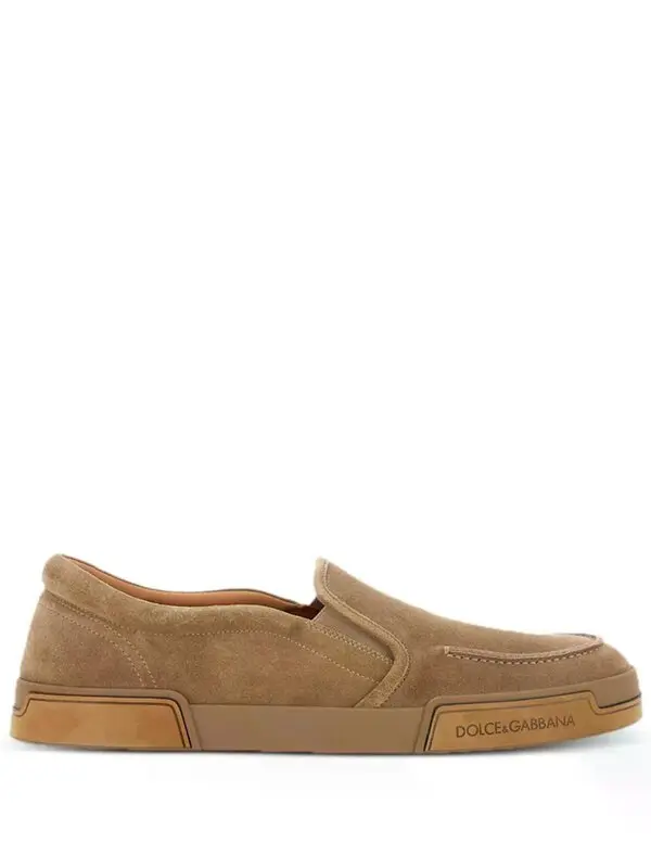 Dolce & Gabbana Portofino Yacht Suede Slip-on Sneakers