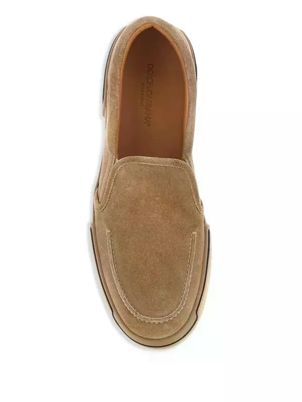 Dolce & Gabbana Portofino Yacht Suede Slip-on Sneakers