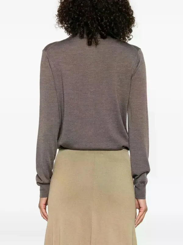 P.a.r.o.s.h Buttoned Pocket Bodysuit With Classic Collar