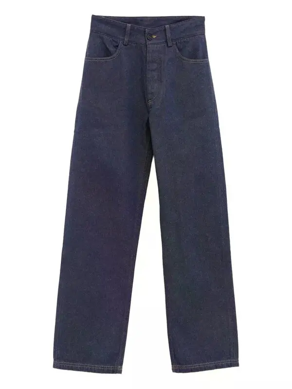 BASERANGE Contrasting Zip-fastening Jeans