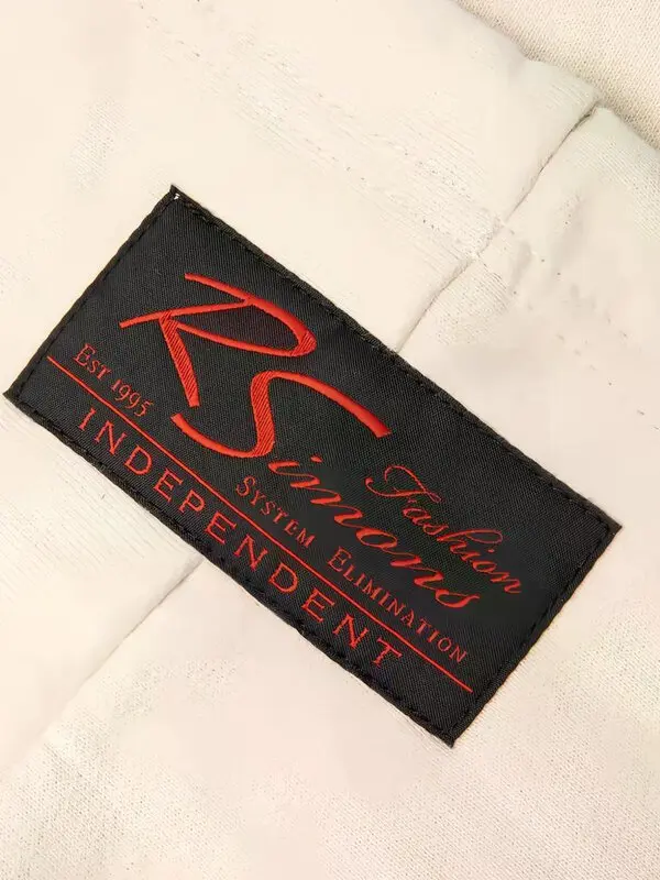 Raf Simons Distressed Graphic Print Hoodie