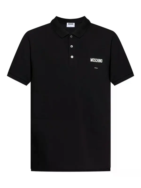 Moschino Logo-embroidered Polo Shirt