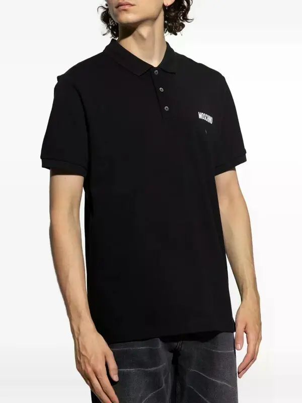 Moschino Logo-embroidered Polo Shirt