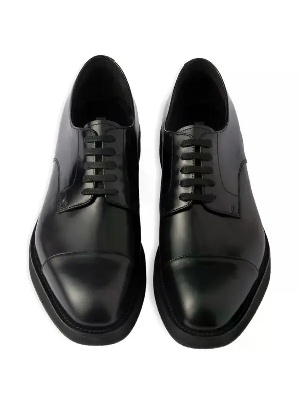 Prada Leather Lace-up Shoes