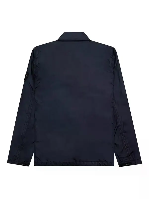 Stone Island Zip-fastening Patch-pocket Overshirt