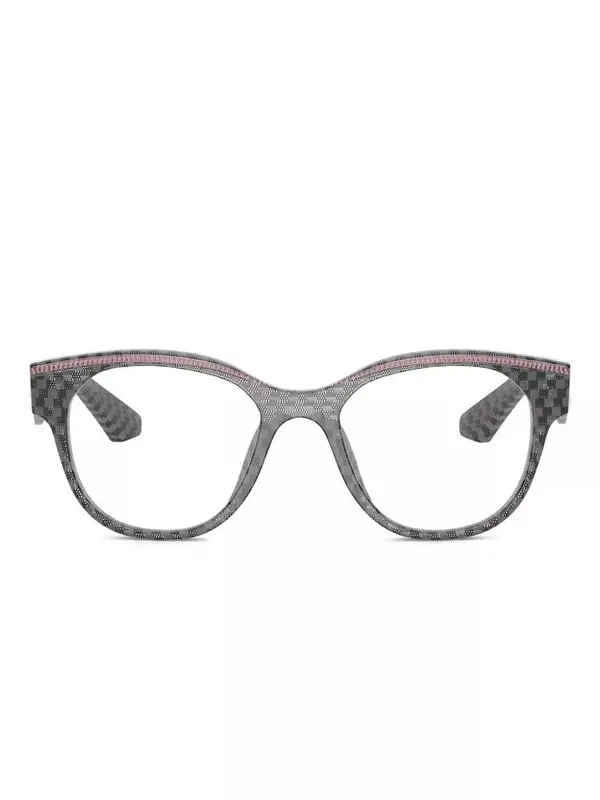 ALAIN MIKLI Contrast-trim Glasses - Grey
