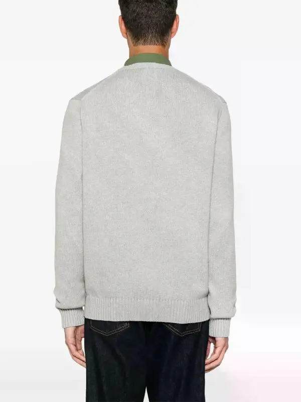 Polo Ralph Lauren Fine Knit Cotton Crew Neck Sweater - Grey