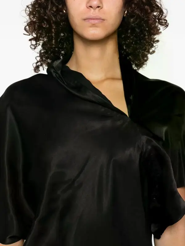 Rick Owens One-shoulder Draped Midi Dress