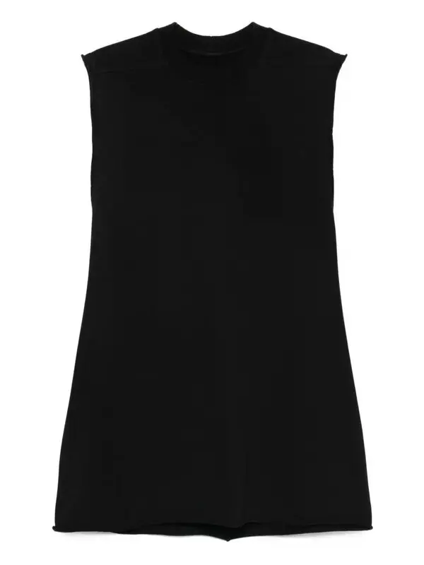 Rick Owens Round Neck Sleeveless Vest
