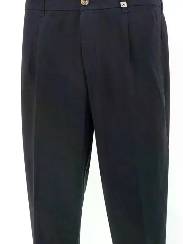 MYTHS Single-pleat Wool Trousers
