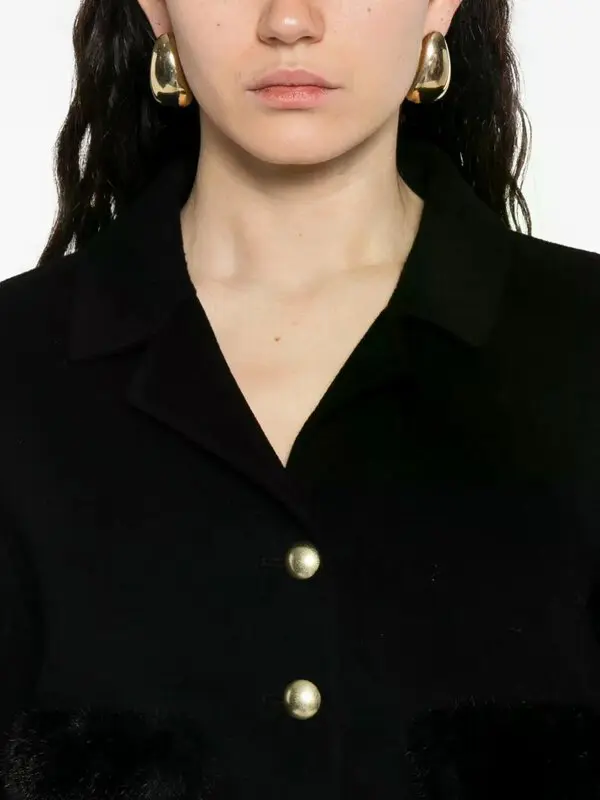 ERMANNO FIRENZE Cropped Buttoned Jacket