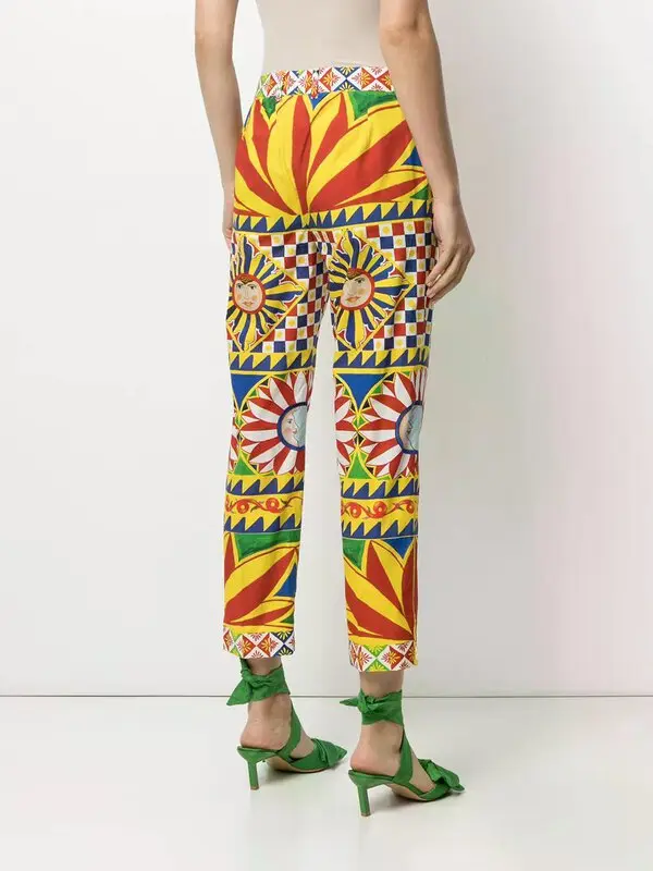 Dolce & Gabbana Printed Cotton Trousers