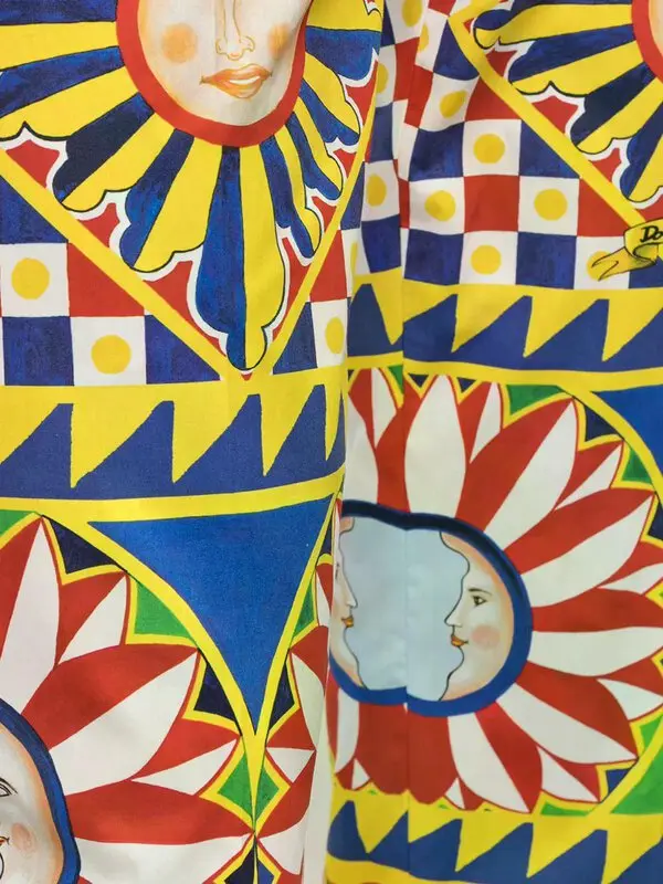 Dolce & Gabbana Printed Cotton Trousers