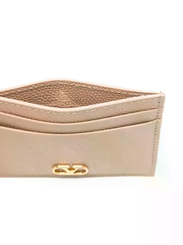 Valentino Garavani Leather Logo Card Holder