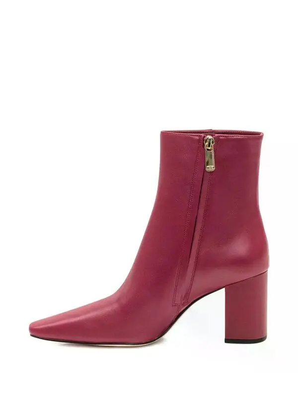 Michael Kors Elise Zip-detail Block-heel Ankle Boots