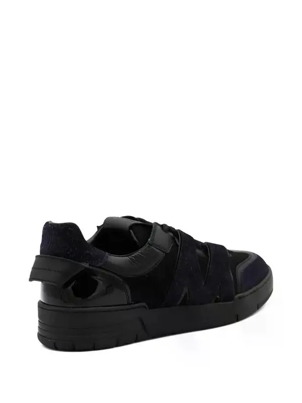 Moschino Lace-up Suede Sneakers