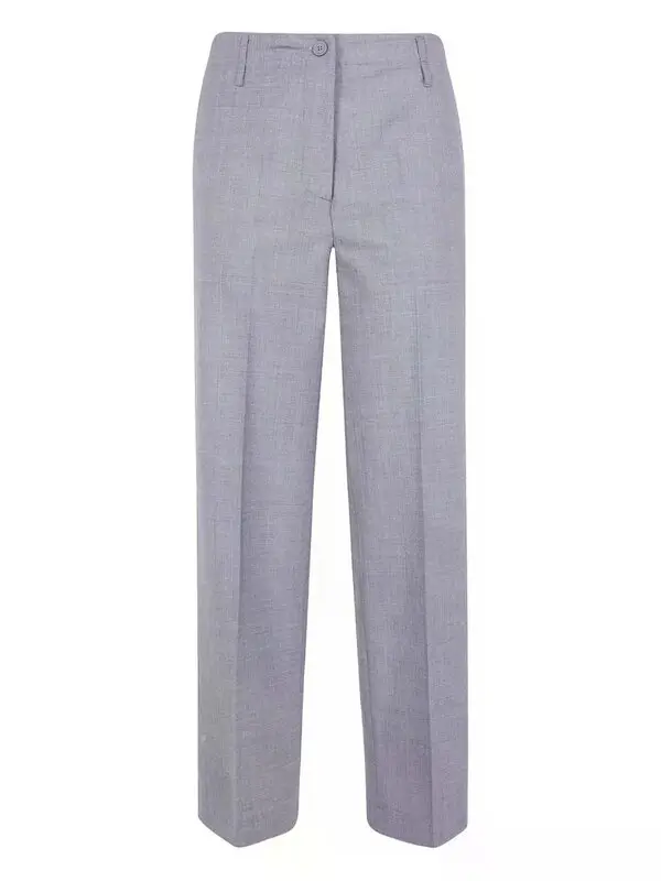 SEMICOUTURE Shelby Pleated Trousers - Grey