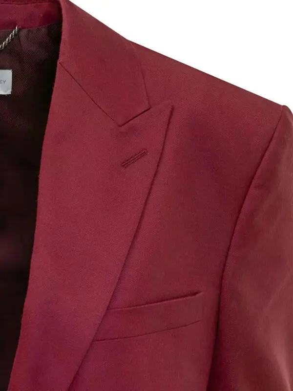 Stella McCartney Single-breasted Wool Blazer - Red