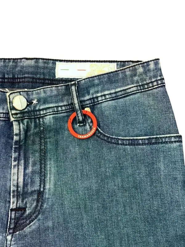 TRAMAROSSA Logo-patch Denim Shorts