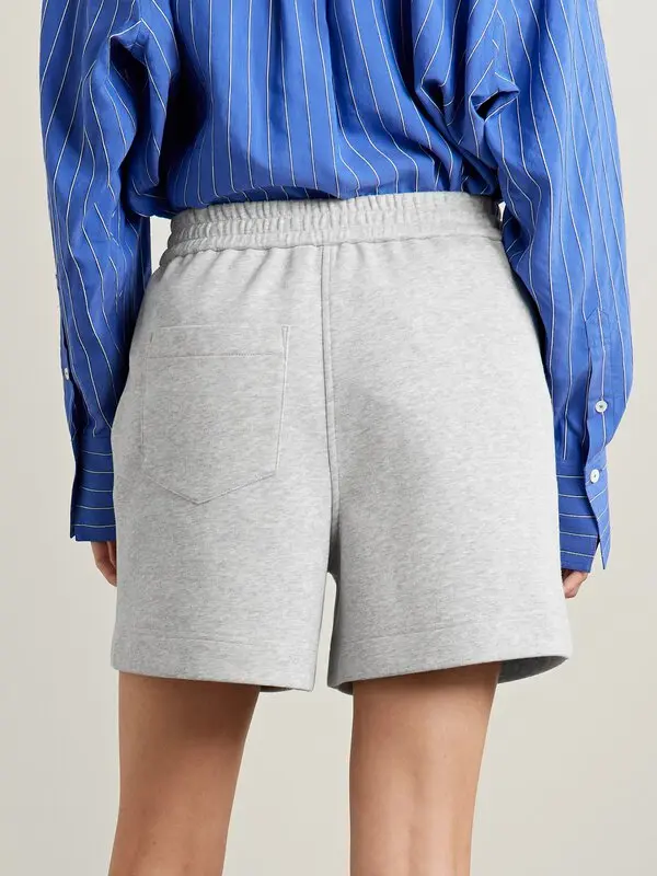 Co Cotton And Tencel™ Lyocell-blend Jersey Shorts