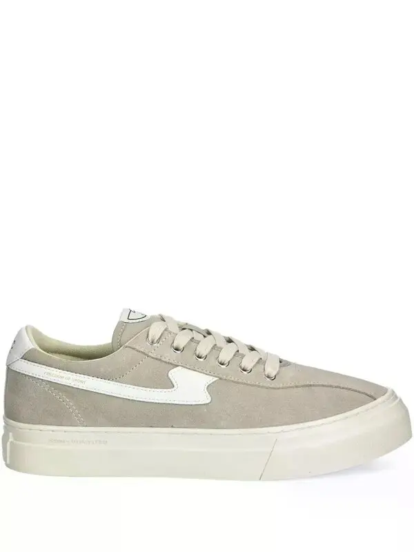 S.W.C STEPNEY WORKERS CLUB Dellow S-strike Cup Suede-panelled Lace-up Sneakers - Grey