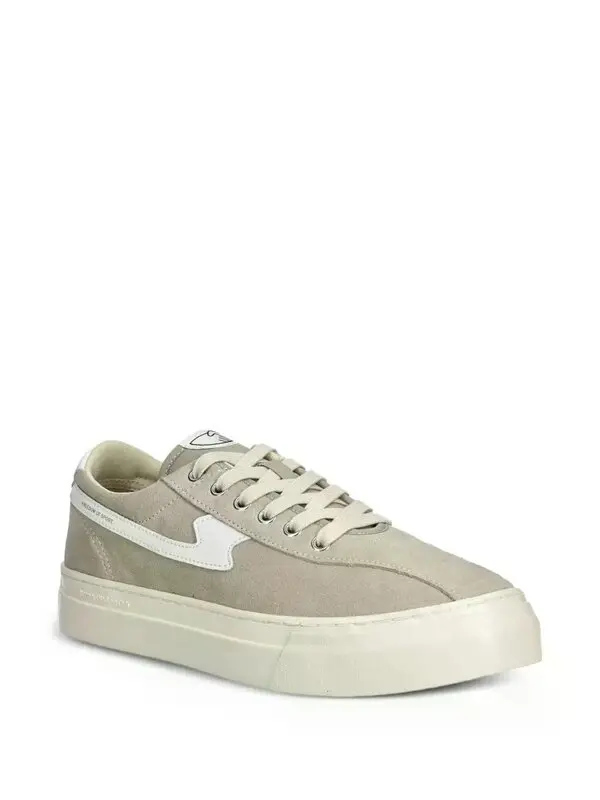 S.W.C STEPNEY WORKERS CLUB Dellow S-strike Cup Suede-panelled Lace-up Sneakers - Grey