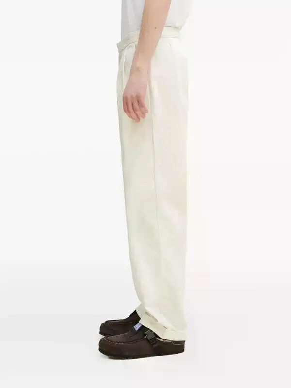 Fred Perry Pleated Front Straight Leg Trousers