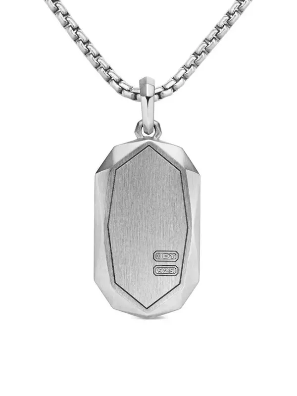 David Yurman Sterling Pavé-set Diamond Amulet