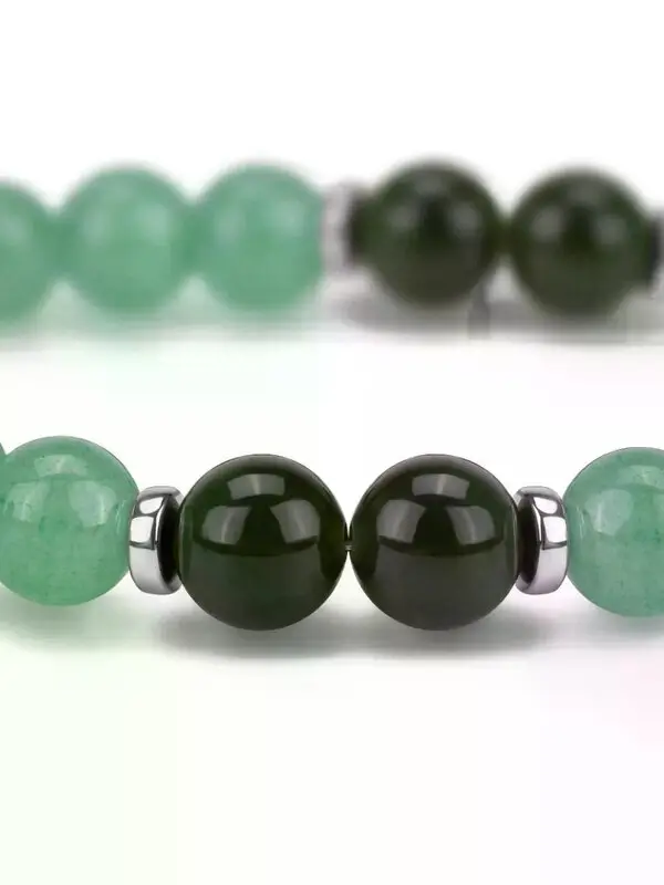 Shanghai Tang Jade And Agate Beaded Bracelet