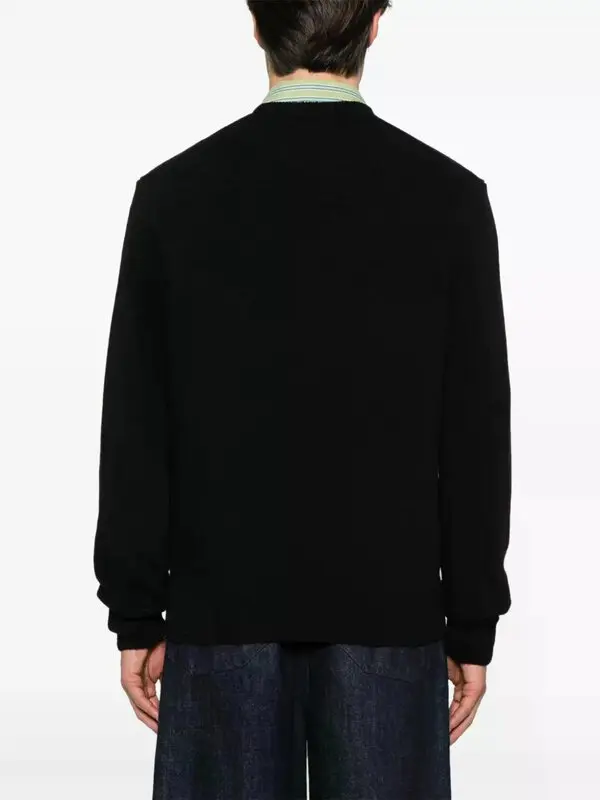 Lacoste Carded Wool Crew Neck Sweater