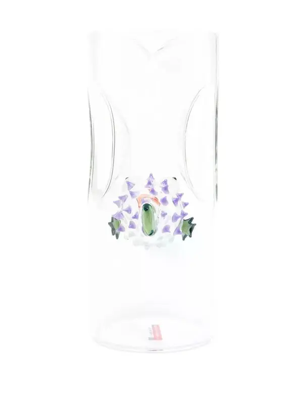 MASSIMO LUNARDON Bora-bora Fish Glass Decanter - White