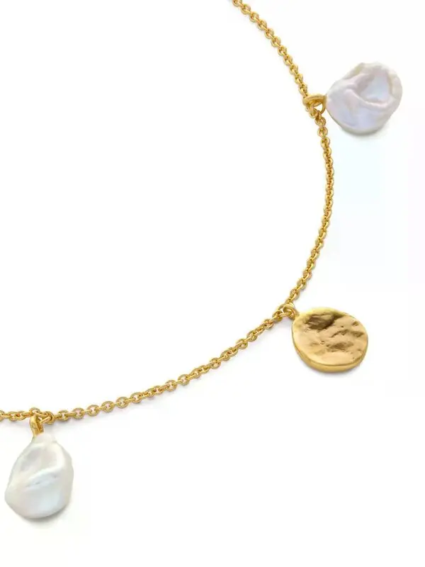 Monica Vinader Capri Keshi Pearl Station Bracelet