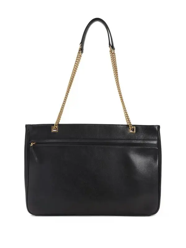 Valentino Garavani V Detail Chain Tote Bag - Black