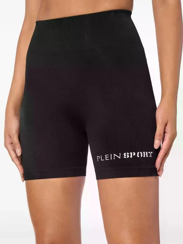 PLEIN SPORT Logo-print Cycling Shorts