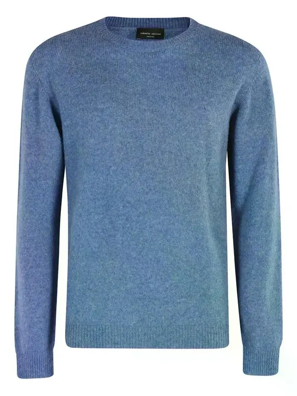 ROBERTO COLLINA Crew Neck Sweater - Blue