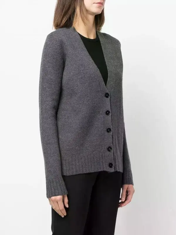 JIL SANDER V-neck Wool Cardigan