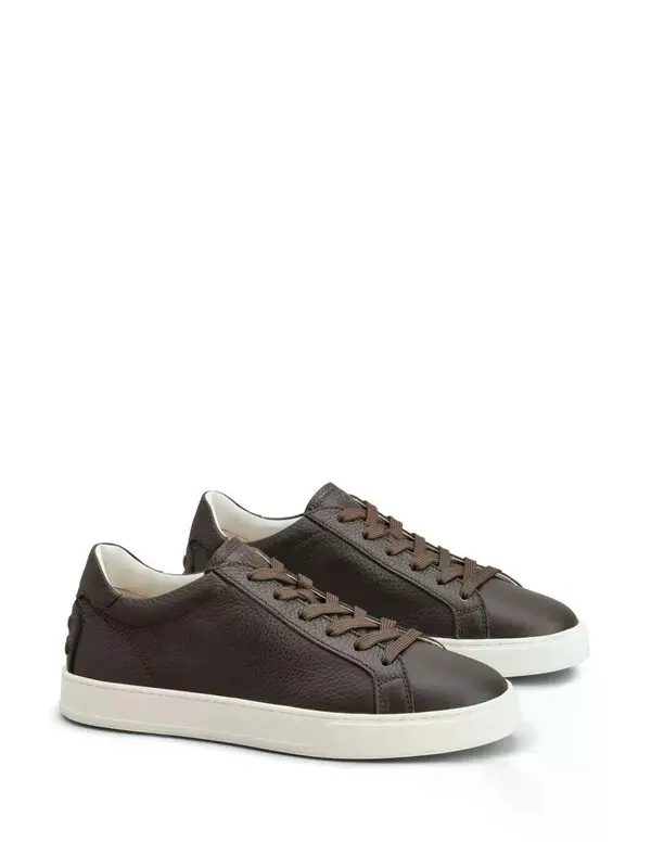 TOD'S Allacciata Cassetta Leather Sneakers