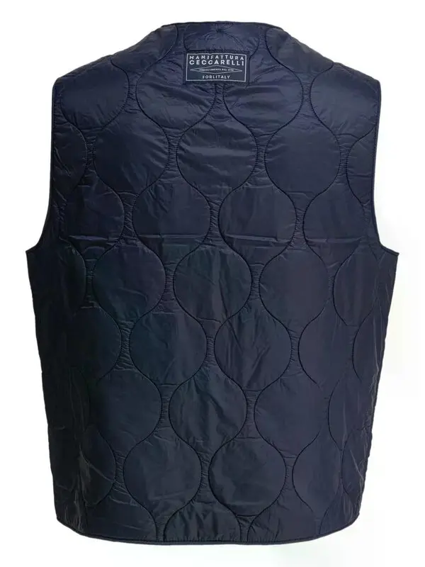 CECCARELLI Quilted Pocket Gilet