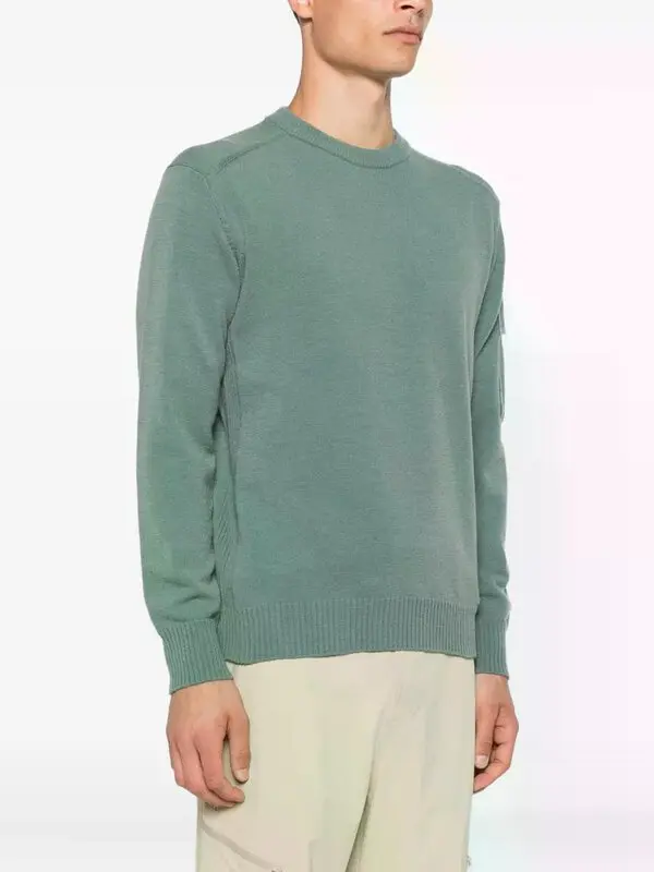 C.P. COMPANY Patch Pocket Crew Neck Sweater