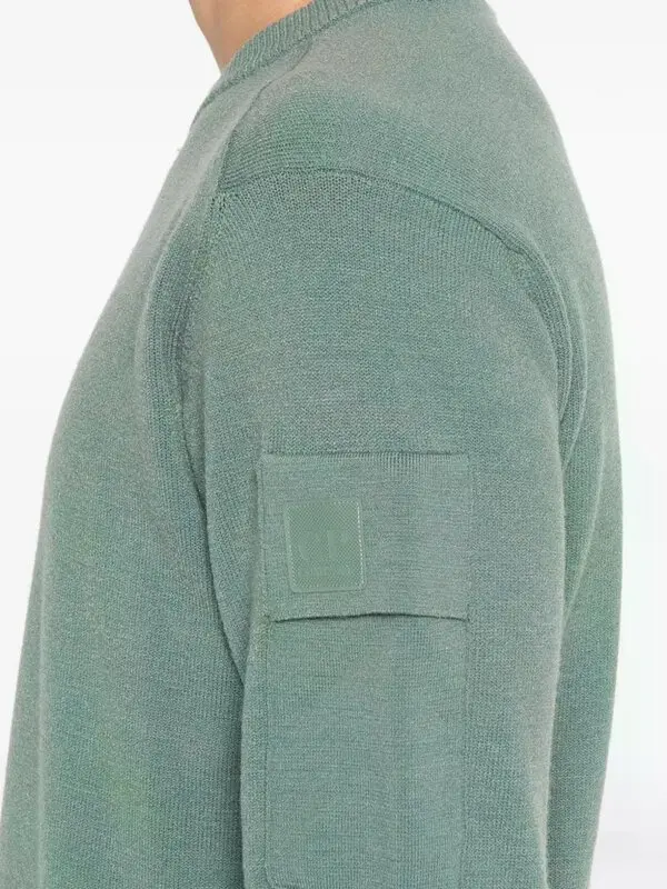 C.P. COMPANY Patch Pocket Crew Neck Sweater