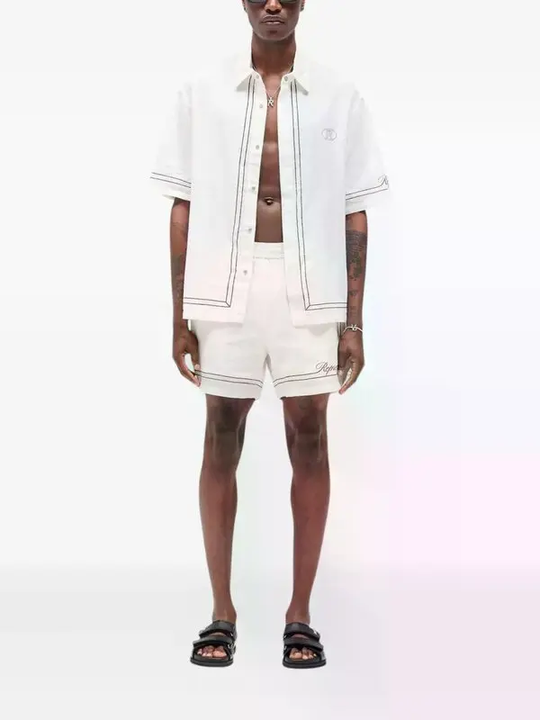 REPRESENT Border-embroidered Shorts